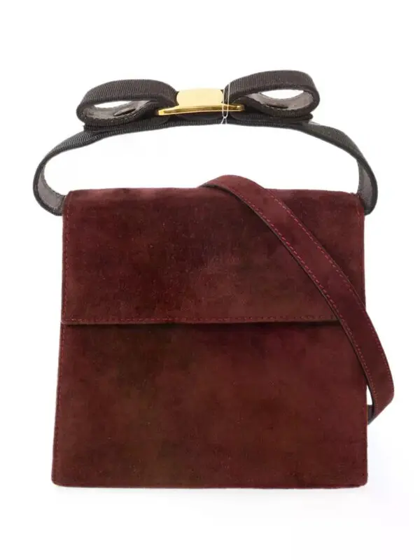 FERRAGAMO Bow-detail Shoulder Bag - Red