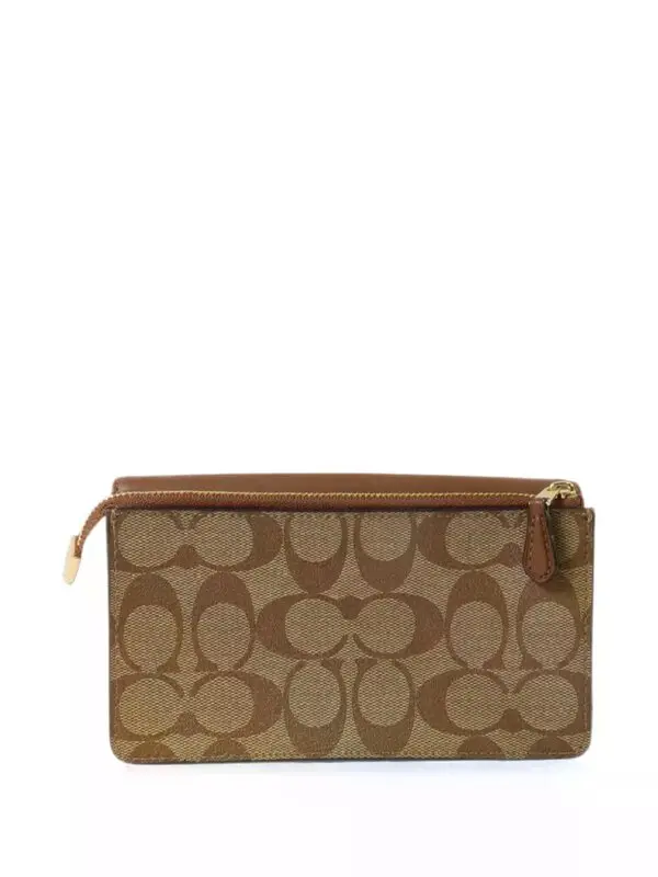 COACH VINTAGE Monogram Print Clutch Bag