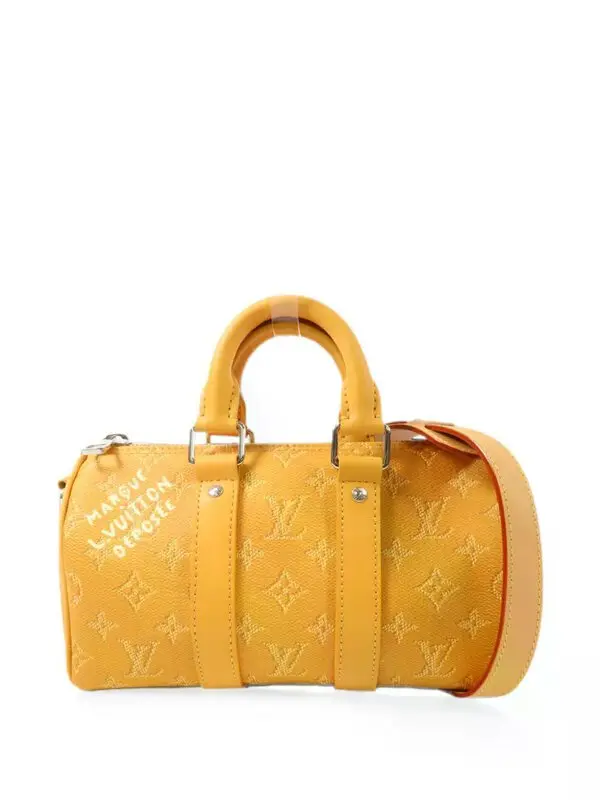 LOUIS VUITTON Keepall Bandoulière 25 Tote Bag - Yellow