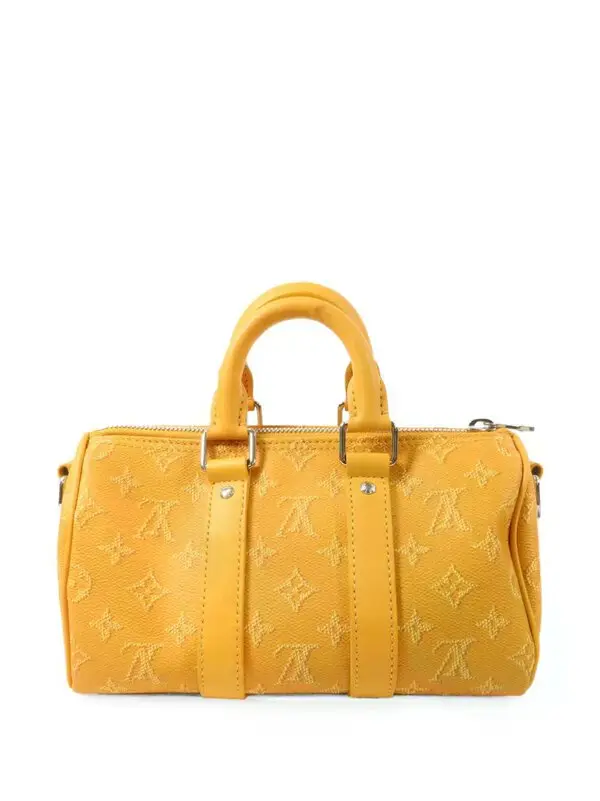 LOUIS VUITTON Keepall Bandoulière 25 Tote Bag - Yellow