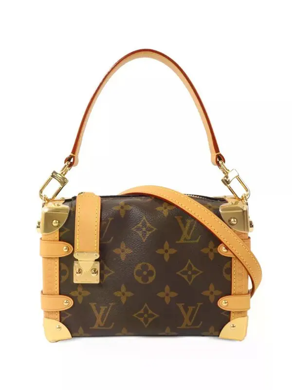LOUIS VUITTON Monogram Side Trunk Tote Bag - Brown