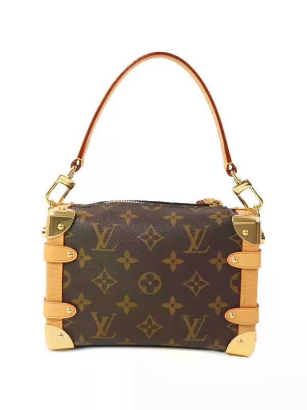 LOUIS VUITTON Monogram Side Trunk Tote Bag - Brown