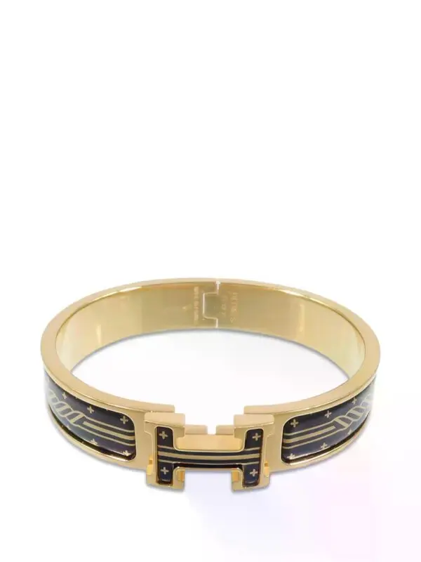 Hermès Clic H Bangle Bracelet - Gold