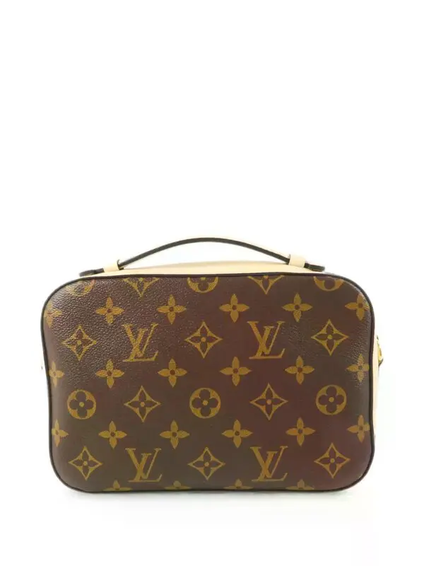 LOUIS VUITTON Saintonge Monogram Cross Body Bag - Brown