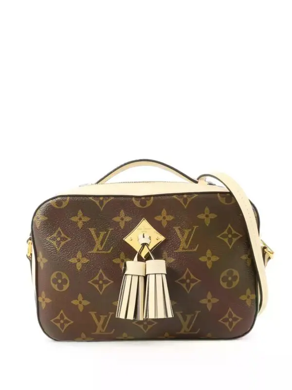 LOUIS VUITTON Saintonge Monogram Cross Body Bag - Brown
