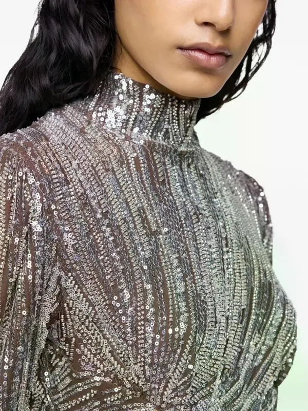 Rabanne Sequin-embellished Top