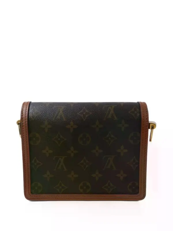 LOUIS VUITTON Mini Dauphine Monogram Reverse Shoulder Bag - Brown