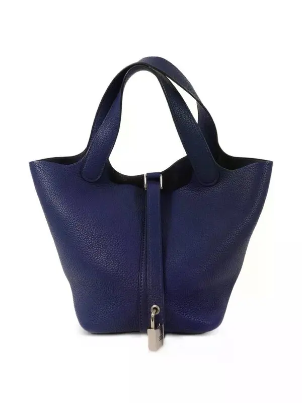 Hermès Picotin Lock Pm Mini Bag - Blue