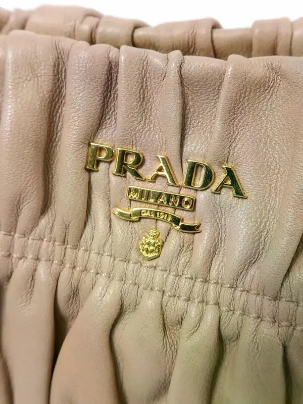 Prada Gaufre Wristlet Clutch Bag