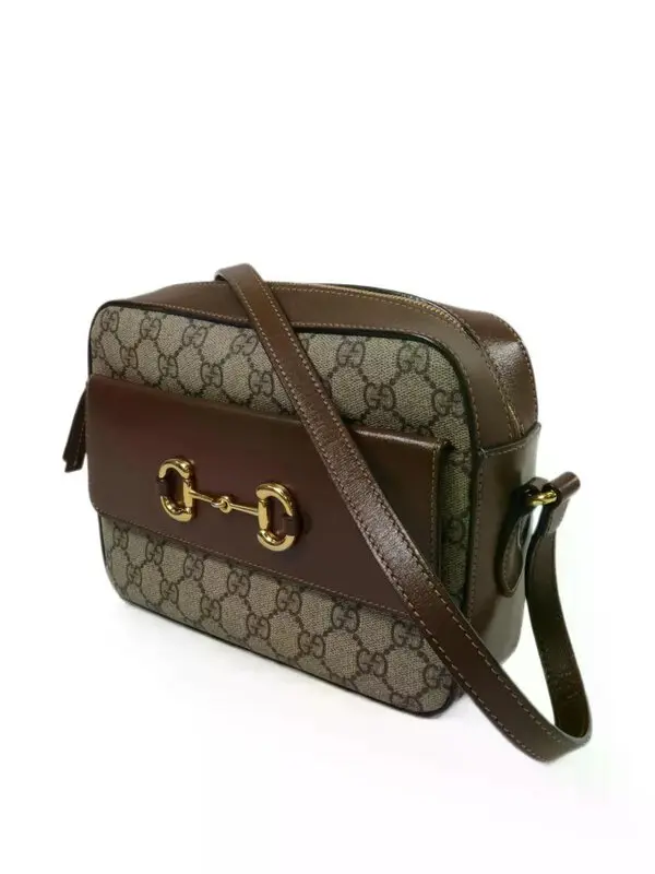 Gucci Small Horsebit 1955 Gg Supreme Shoulder Bag