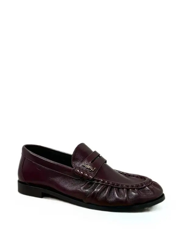 Saint Laurent Le Loafer Supple Leather Shoes