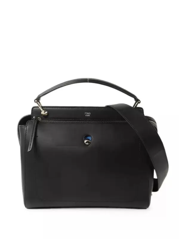Fendi Dotcom Shoulder Bag - Black