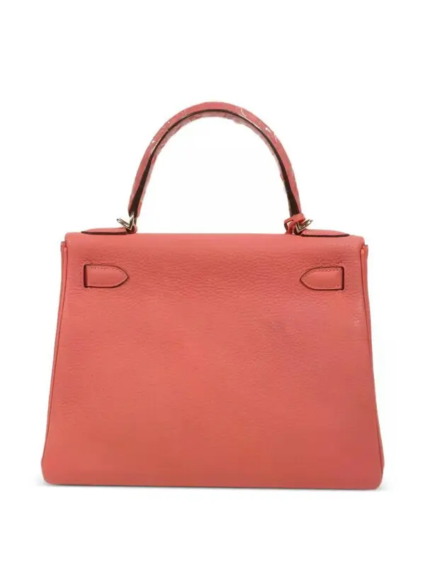 Hermès 28 Kelly Leather Tote Bag - Pink
