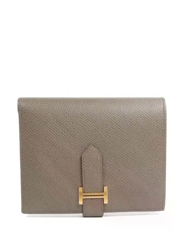 Hermès Bearn Compact Wallet - Grey