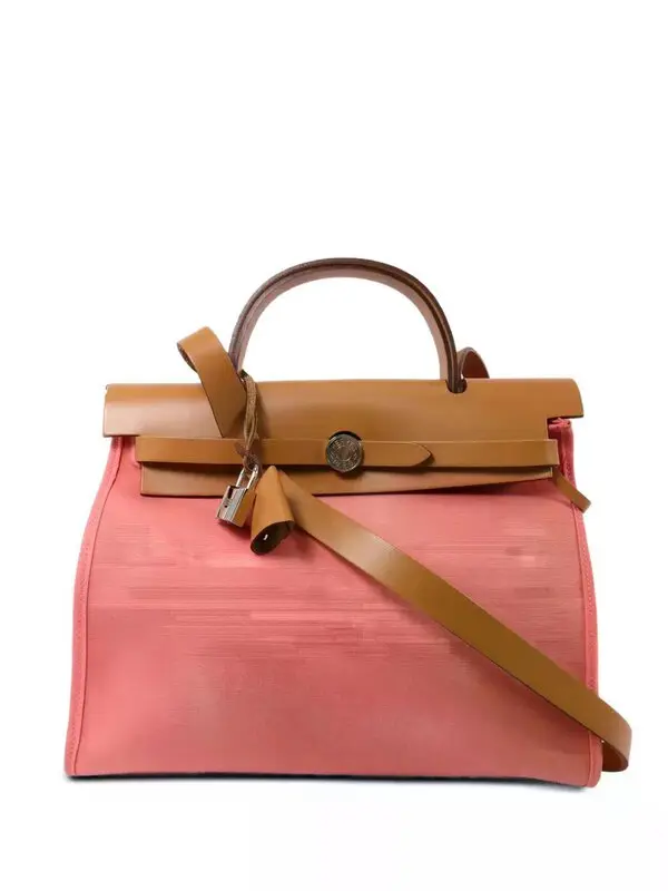 Hermès 2015 Pm Herbag 2-way Tote Handbag - Pink
