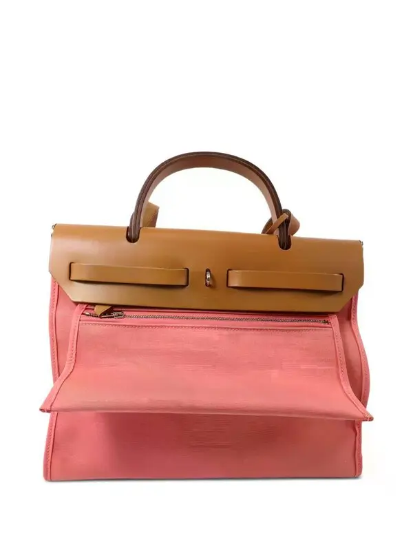 Hermès 2015 Pm Herbag 2-way Tote Handbag - Pink