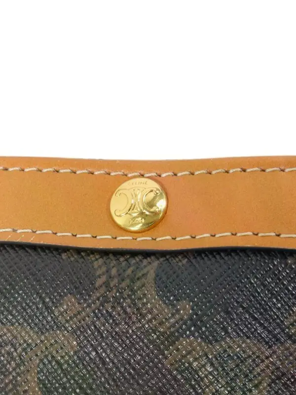 Celine Large Macadam Patterned Shoulder Bag