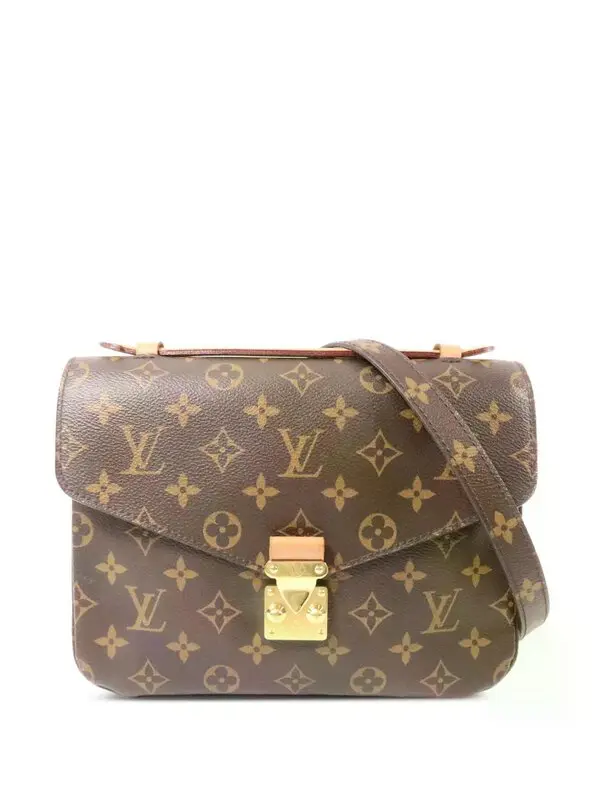 LOUIS VUITTON Monogram Pochette Metis Mm Bag - Brown