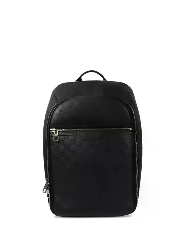LOUIS VUITTON Damier Infini Canvas Backpack - Black