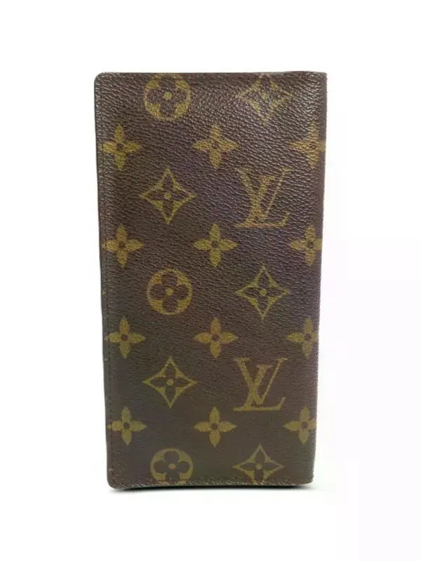LOUIS VUITTON Monogram-pattern Wallet - Brown