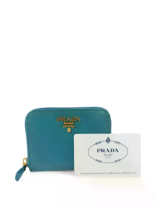 Prada Saffiano Leather Coin Case