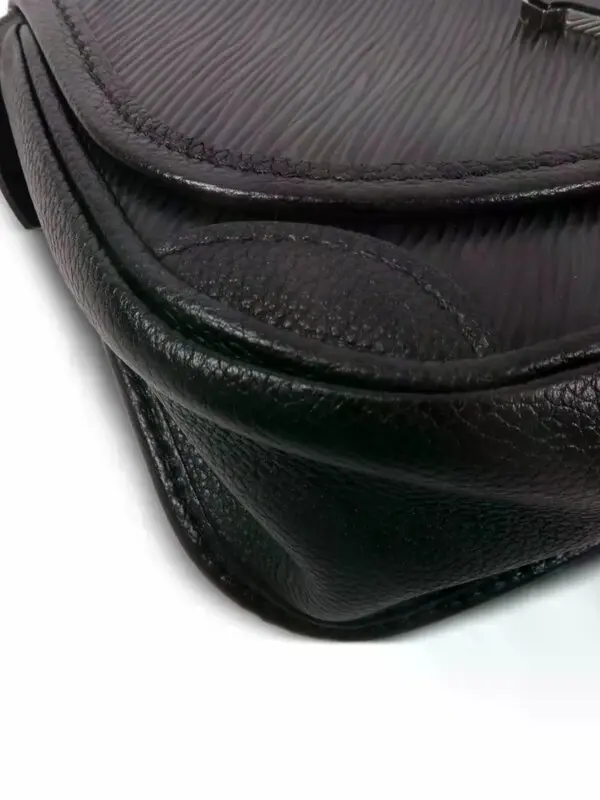 LOUIS VUITTON Epi Leather Shoulder Bag - Black