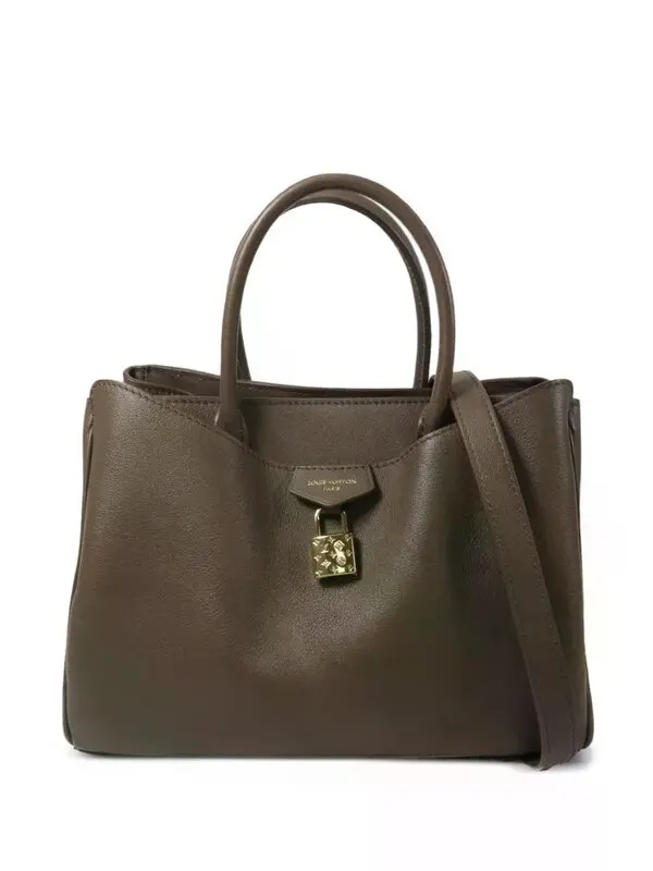 LOUIS VUITTON Pm Vendome Leather Shoulder Bag - Grey
