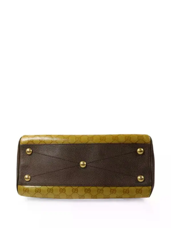 Gucci Gg Supreme Canvas Shoulder Bag - Yellow