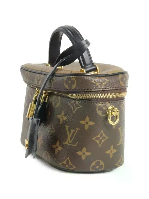 LOUIS VUITTON Monogram Reverse Canvas Vanity Tote Bag - Brown