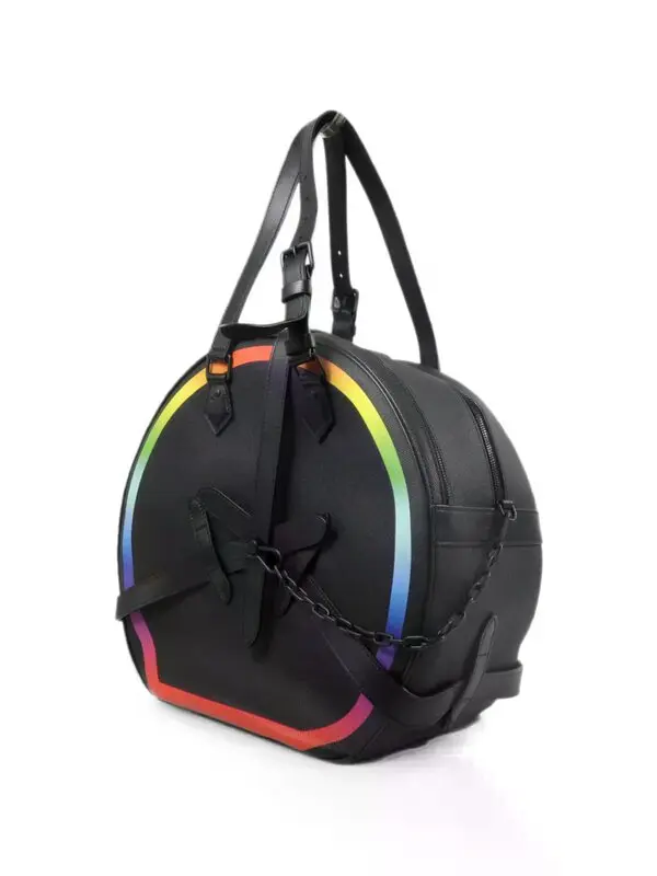 LOUIS VUITTON Taiga Rainbow Tote Bag - Black