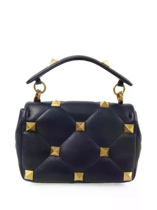 Valentino Garavani Roman Stud Satchel Bag - Blue