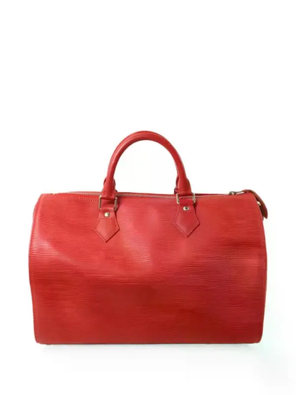 LOUIS VUITTON 35 Speedy Epi Tote Bag