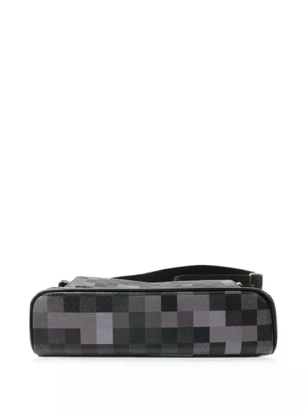 LOUIS VUITTON Pm Damier Graphite Pixel District Shoulder Bag