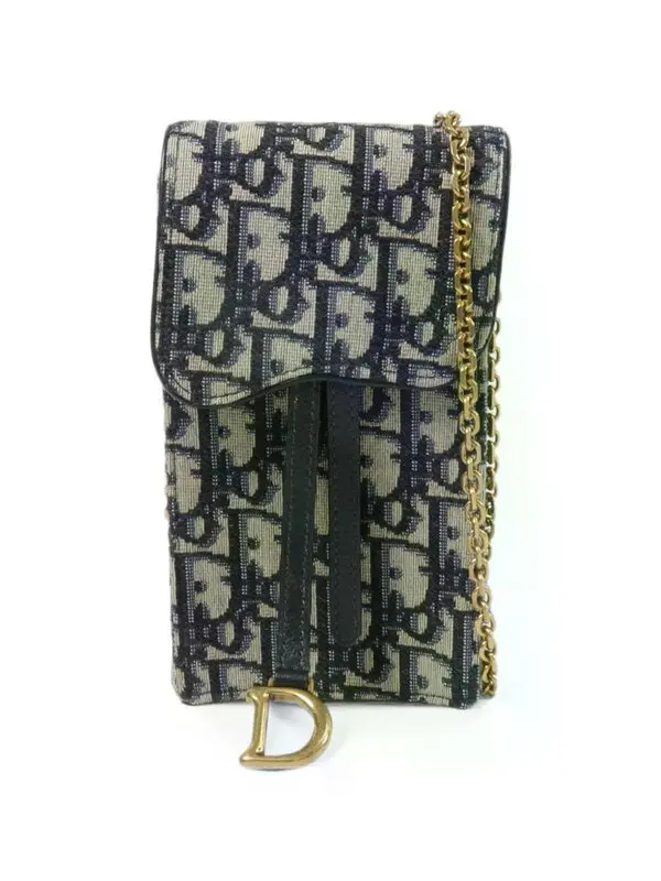 Dior Saddle Oblique Shoulder Bag - Blue