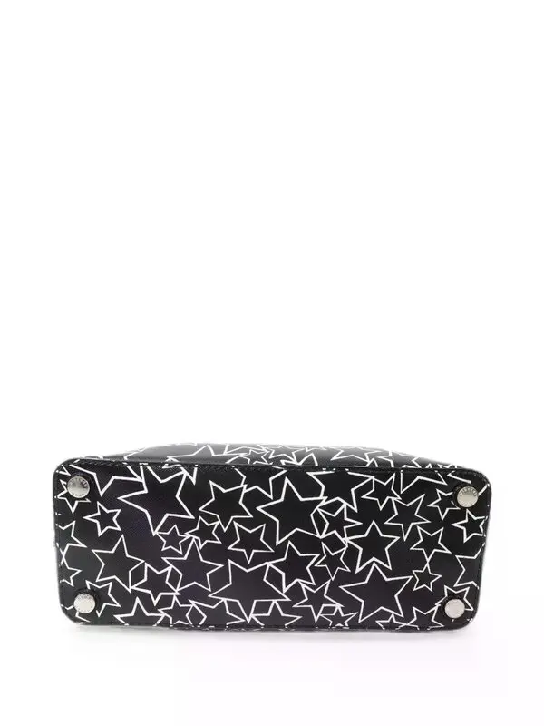 Michael Kors Small Emmy Dome Satchel Tote Bag With Star Print