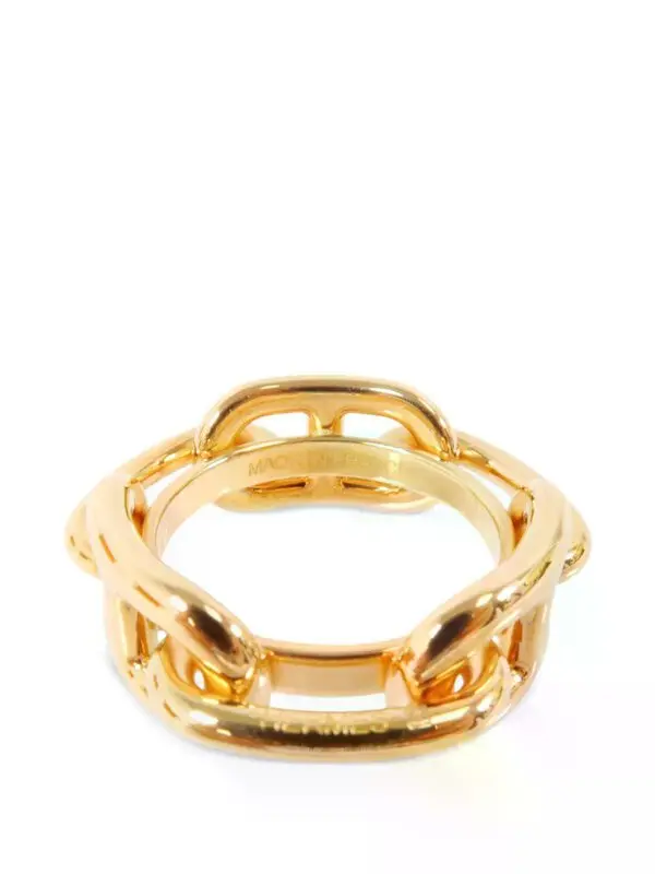Hermès Chaîne D'ancre Motif Ring - Gold
