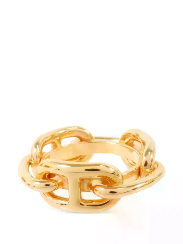 Hermès Chaîne D'ancre Motif Ring - Gold