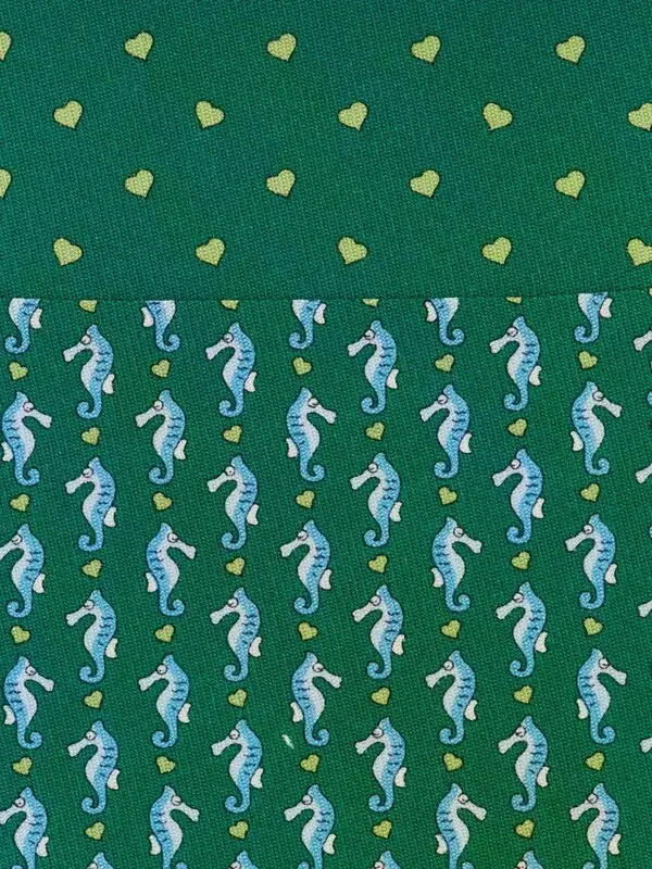 FERRAGAMO Seahorse-print Silk Tie