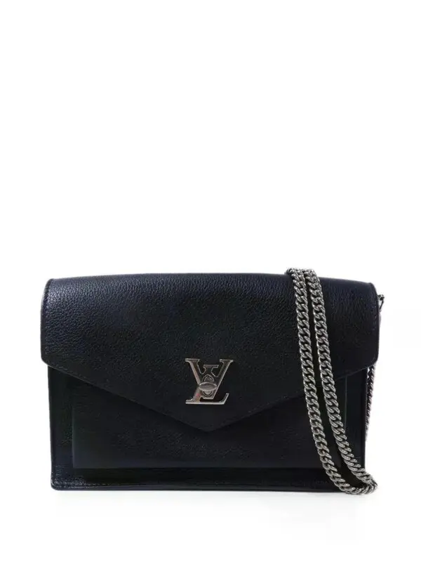 LOUIS VUITTON Mylockme Chain Shoulder Bag - Black