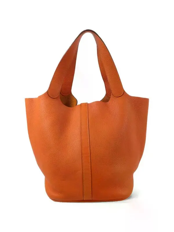 Hermès Gm Picotin Lock Tote Bag - Orange