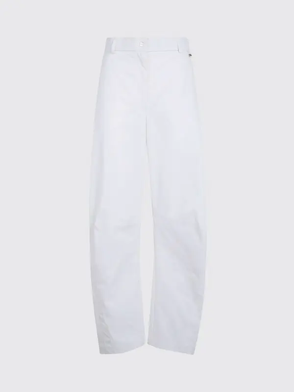 Herno High-waisted Wide-leg Trousers With Belt Loops In Twill