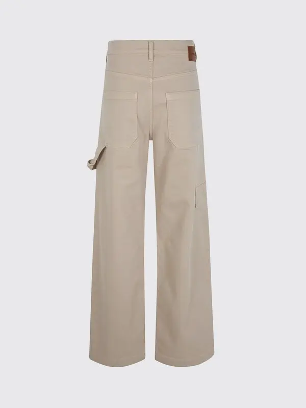 PAROSH Cotton Twill Carpenter Pants