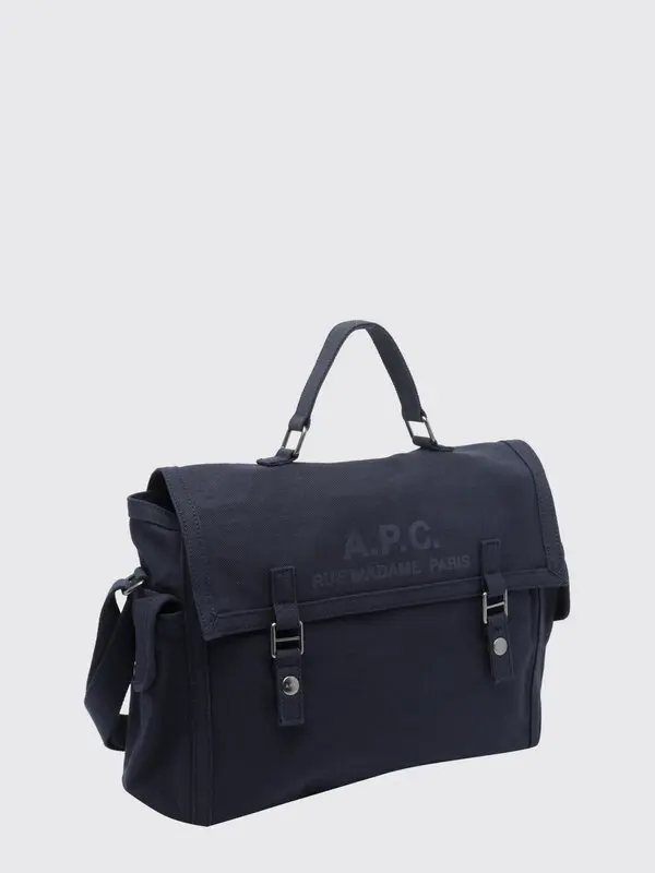 A.p.c. Recuperation Cotton Canvas Messenger Bag