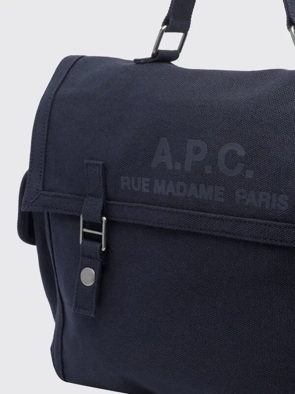A.p.c. Recuperation Cotton Canvas Messenger Bag