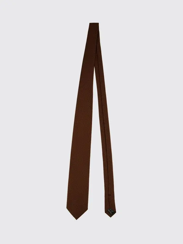 TOM FORD Classic Pure Mulberry Silk Tie - Brown