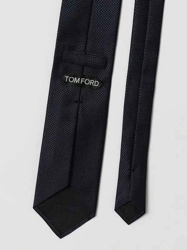 TOM FORD Classic Pure Mulberry Silk Tie - Navy