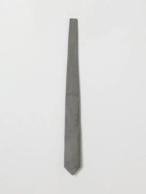 TOM FORD Classic Pure Mulberry Silk Tie - Silver