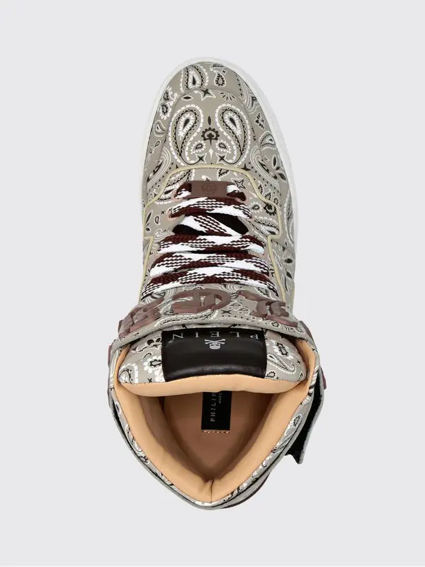 Philipp Plein High-top Sneakers With Paisley Print