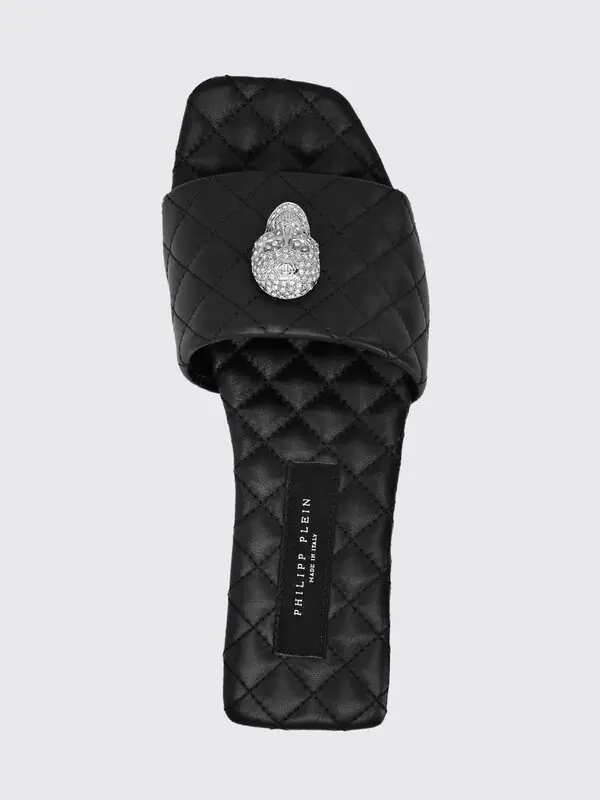 Philipp Plein Flat Sandal - Black
