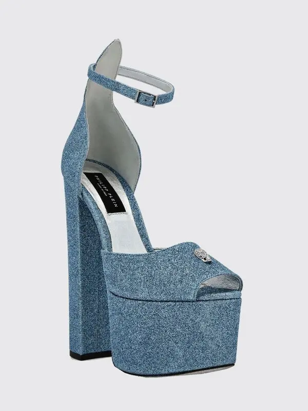 Philipp Plein Heeled Sandal - Turquoise
